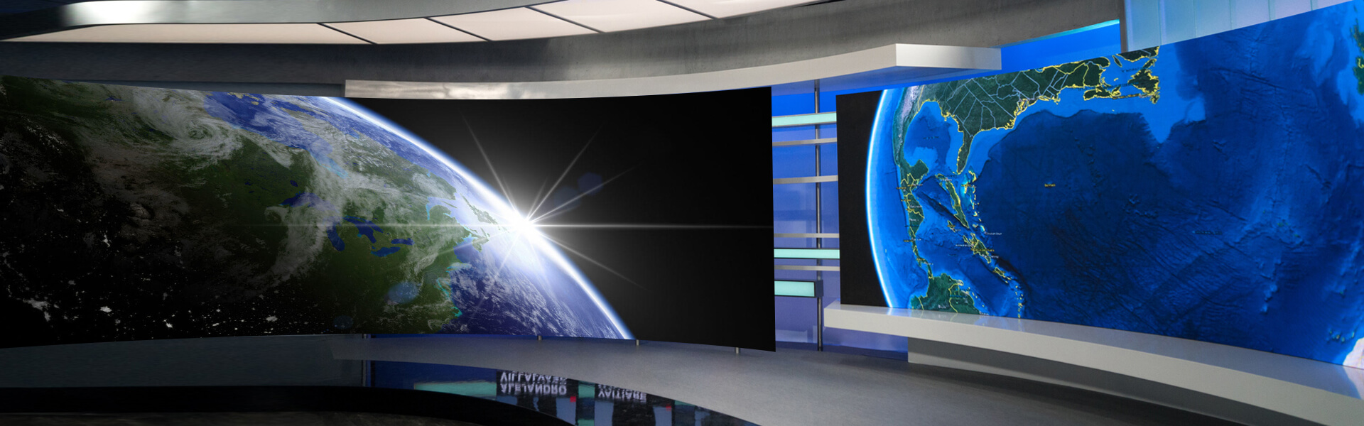 Crescent Panels - Curved LED Displays | Round LED Screens in India