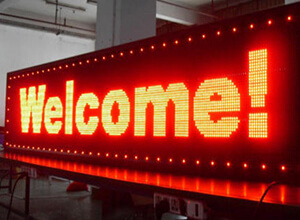 Moving LED Sign Board - LED Scrolling Message Board in India