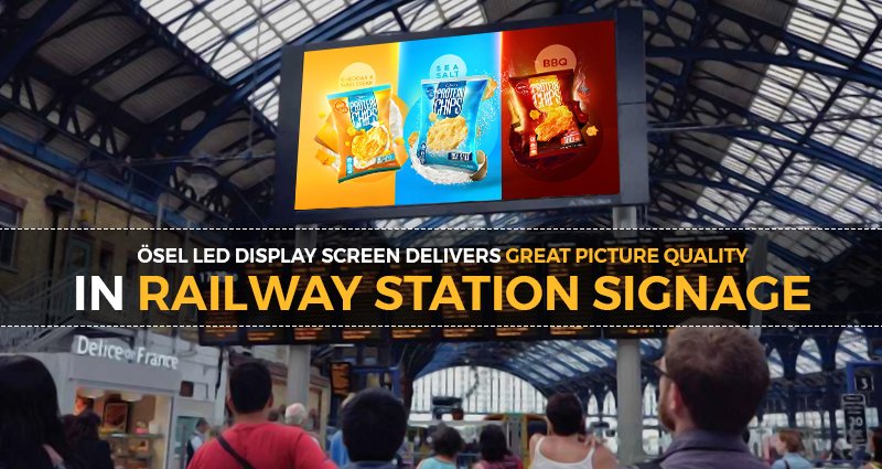Ösel LED Display Screen Delivers Great Picture Quality in Railway ...