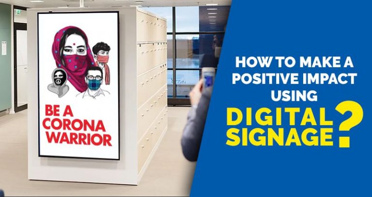 How to make a positive impact using digital signage - Osel