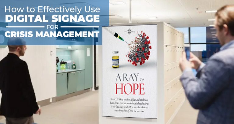 How to Effectively Use Digital Signage for Crisis Management - Osel