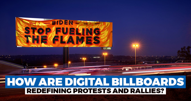 How Are Digital Billboards Redefining Protests and Rallies? - Osel