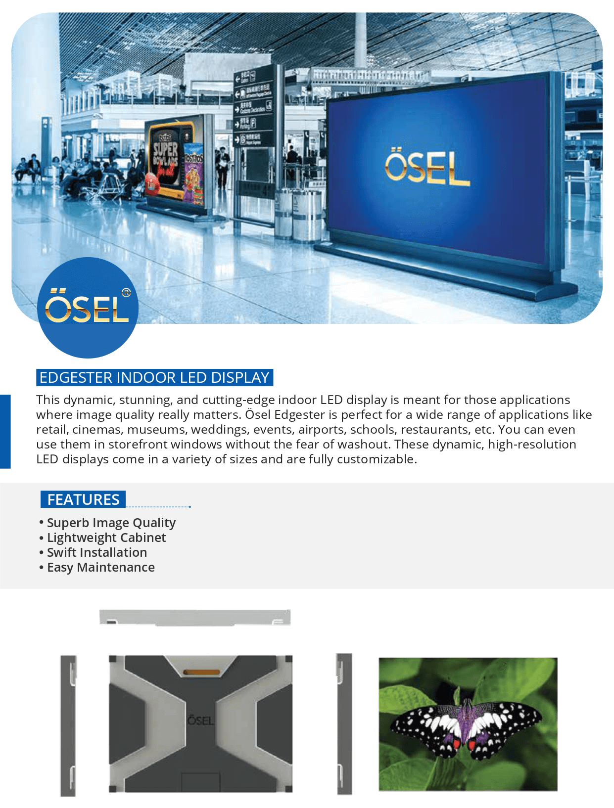 Edgester Indoor Led Display P2.5 - Osel